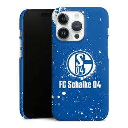 DeinDesign iPhone 14 Pro Handy Premium Case Smartphone Handyh&uuml;lle Schutzh&uuml;lle matt S04 Fc Schalke 04 Logo Premium Case
