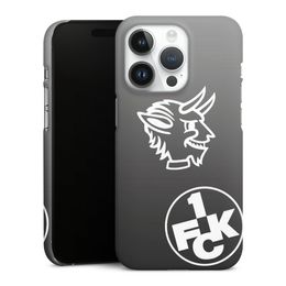 DeinDesign iPhone 14 Pro Handy Premium Case Smartphone Handyh&uuml;lle Schutzh&uuml;lle matt Logo 1. Fck 1. Fc Kaiserslautern Premium Case