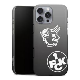 DeinDesign iPhone 16 Pro Max Handy Premium Case Smartphone Handyh&uuml;lle Schutzh&uuml;lle gl&auml;nzend Logo 1. Fck 1. Fc Kaiserslautern Premium Case
