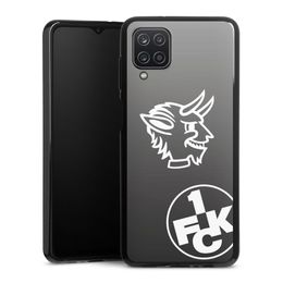 DeinDesign Galaxy A12 Handy Silikon H&uuml;lle Case schwarz Handyh&uuml;lle 1. Fc Kaiserslautern Logo 1. Fck