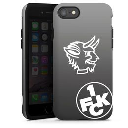 DeinDesign iPhone SE (2020) Handy Panzer Handyh&uuml;lle robuste Outdoor H&uuml;lle Schutzh&uuml;lle matt 1. Fc Kaiserslautern Logo 1. Fck Tough Case