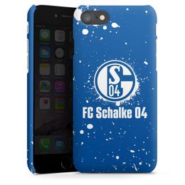 DeinDesign iPhone SE (2020) Handy Premium Case Smartphone Handyh&uuml;lle Schutzh&uuml;lle matt Logo Fc Schalke 04 S04 Premium Case