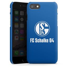 DeinDesign iPhone SE (2022) Handy Premium Case Smartphone Handyh&uuml;lle Schutzh&uuml;lle matt Fc Schalke 04 Official Licensed Product Logo Premium Case