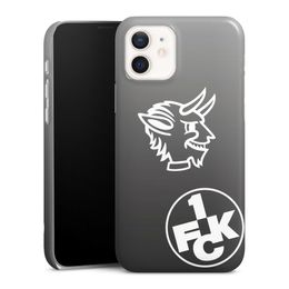 DeinDesign iPhone 12 Handy Premium Case Smartphone Handyh&uuml;lle Schutzh&uuml;lle gl&auml;nzend Logo 1. Fck 1. Fc Kaiserslautern Premium Case