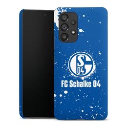 DeinDesign Galaxy A53 5G Handy Premium Case Smartphone Handyh&uuml;lle Schutzh&uuml;lle matt Logo Fc Schalke 04 S04 Premium Case