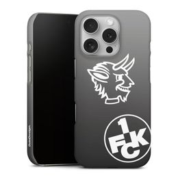 DeinDesign iPhone 16 Pro Handy Premium Case Smartphone Handyh&uuml;lle Schutzh&uuml;lle matt Logo 1. Fck 1. Fc Kaiserslautern Premium Case