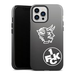 DeinDesign iPhone 13 Pro Max Handy Panzer Handyh&uuml;lle robuste Outdoor H&uuml;lle Schutzh&uuml;lle gl&auml;nzend Logo 1. Fck 1. Fc Kaiserslautern Tough Case