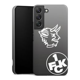DeinDesign Galaxy S22 Handy Premium Case Smartphone Handyh&uuml;lle Schutzh&uuml;lle gl&auml;nzend Logo 1. Fck 1. Fc Kaiserslautern Premium Case