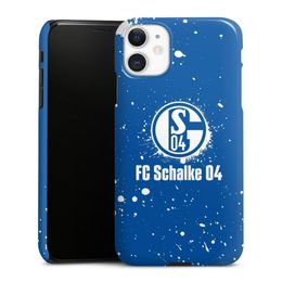 DeinDesign iPhone 11 Handy Premium Case Smartphone Handyh&uuml;lle Schutzh&uuml;lle gl&auml;nzend Logo Fc Schalke 04 S04 Premium Case