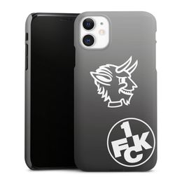 DeinDesign iPhone 11 Handy Premium Case Smartphone Handyh&uuml;lle Schutzh&uuml;lle matt 1. Fc Kaiserslautern Logo 1. Fck Premium Case