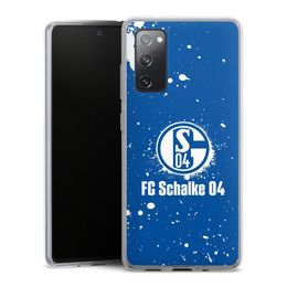 DeinDesign Galaxy S20 FE 5G Handy Silikon H&uuml;lle Case transparent Handyh&uuml;lle Logo Fc Schalke 04 S04 Silikon Case