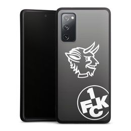 DeinDesign Galaxy S20 FE Handy Premium Silikon H&uuml;lle Handyh&uuml;lle schwarz Case 1. Fc Kaiserslautern Logo 1. Fck Silikon Premium Case