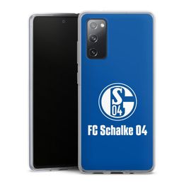 DeinDesign Galaxy S20 FE Handy Silikon H&uuml;lle Case transparent Handyh&uuml;lle Official Licensed Product Logo Fc Schalke 04 Silikon Case