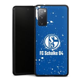 DeinDesign Galaxy S20 FE Handy Silikon H&uuml;lle Case schwarz Handyh&uuml;lle Logo Fc Schalke 04 S04