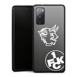 DeinDesign Galaxy S20 FE 5G Handy Silikon H&uuml;lle Case schwarz Handyh&uuml;lle 1. Fc Kaiserslautern Logo 1. Fck