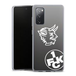 DeinDesign Galaxy S20 FE Handy Silikon H&uuml;lle Case transparent Handyh&uuml;lle 1. Fc Kaiserslautern Logo 1. Fck Silikon Case