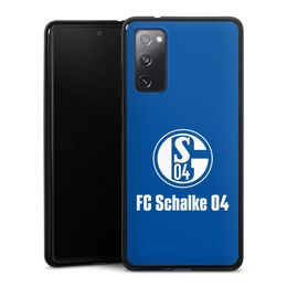 DeinDesign Galaxy S20 FE 5G Handy Silikon H&uuml;lle Case schwarz Handyh&uuml;lle Official Licensed Product Logo Fc Schalke 04