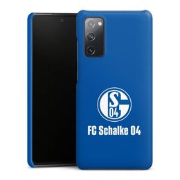 DeinDesign Galaxy S20 FE Handy Premium Case Smartphone Handyh&uuml;lle Schutzh&uuml;lle matt Official Licensed Product Logo Fc Schalke 04 Premium Case