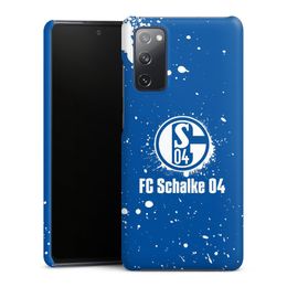 DeinDesign Galaxy S20 FE 5G Handy Premium Case Smartphone Handyh&uuml;lle Schutzh&uuml;lle matt Logo Fc Schalke 04 S04 Premium Case