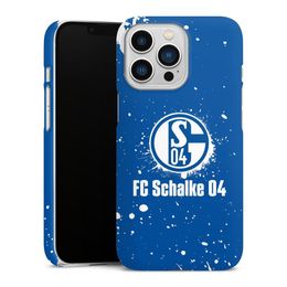 DeinDesign iPhone 13 Pro Handy Premium Case Smartphone Handyh&uuml;lle Schutzh&uuml;lle matt S04 Fc Schalke 04 Logo Premium Case
