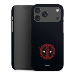 DeinDesign iPhone 17 Pro Max Handy Premium Case Smartphone Handyh&uuml;lle Schutzh&uuml;lle gl&auml;nzend Logo Marvel Deadpool Premium Case