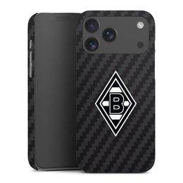 DeinDesign iPhone 17 Pro Max Handy Premium Case Smartphone Handyh&uuml;lle Schutzh&uuml;lle gl&auml;nzend Borussia M&ouml;nchengladbach Carbon Gladbach Premium Case