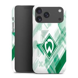DeinDesign iPhone 17 Pro Max Handy Premium Case Smartphone Handyh&uuml;lle Schutzh&uuml;lle gl&auml;nzend Official Licensed Product Sv Werder Bremen Muster Premium Case