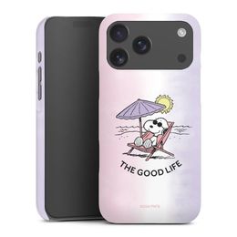 DeinDesign iPhone 17 Pro Max Handy Premium Case Smartphone Handyh&uuml;lle Schutzh&uuml;lle gl&auml;nzend Snoopy Official Licensed Product Peanuts Premium Case