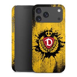 DeinDesign iPhone 17 Pro Max Handy Premium Case Smartphone Handyh&uuml;lle Schutzh&uuml;lle gl&auml;nzend Official Licensed Product Soccer Sg Dynamo Dresden Premium Case