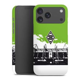 DeinDesign iPhone 17 Pro Max Handy Premium Case Smartphone Handyh&uuml;lle Schutzh&uuml;lle gl&auml;nzend Merchandise Borussia M&ouml;nchengladbach Stadium Premium Case