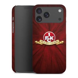 DeinDesign iPhone 17 Pro Max Handy Premium Case Smartphone Handyh&uuml;lle Schutzh&uuml;lle gl&auml;nzend Logo Official Licensed Product 1. Fc Kaiserslautern Premium Case