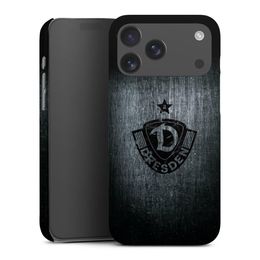 DeinDesign iPhone 17 Pro Max Handy Premium Case Smartphone Handyh&uuml;lle Schutzh&uuml;lle gl&auml;nzend Sg Dynamo Dresden Official Licensed Product Vintage Premium Case