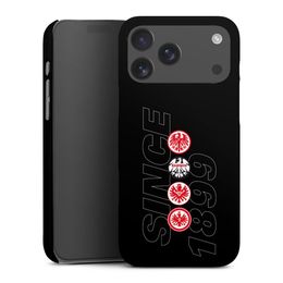 DeinDesign iPhone 17 Pro Max Handy Premium Case Smartphone Handyh&uuml;lle Schutzh&uuml;lle gl&auml;nzend Eagle Logo Eintracht Frankfurt Premium Case