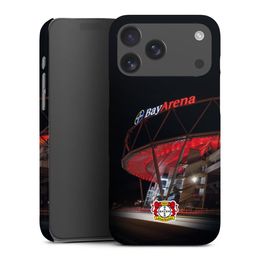 DeinDesign iPhone 17 Pro Max Handy Premium Case Smartphone Handyh&uuml;lle Schutzh&uuml;lle gl&auml;nzend Official Licensed Product Bayer 04 Leverkusen Stadium Premium Case