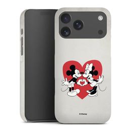 DeinDesign iPhone 17 Pro Max Handy Premium Case Smartphone Handyh&uuml;lle Schutzh&uuml;lle gl&auml;nzend Disney Heart Premium Case
