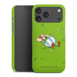 DeinDesign iPhone 17 Pro Max Handy Premium Case Smartphone Handyh&uuml;lle Schutzh&uuml;lle gl&auml;nzend Asterix Official Licensed Product Obelix Premium Case