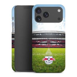 DeinDesign iPhone 17 Pro Max Handy Premium Case Smartphone Handyh&uuml;lle Schutzh&uuml;lle gl&auml;nzend Stadium Rb Leipzig Official Licensed Product Premium Case