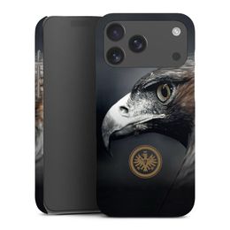 DeinDesign iPhone 17 Pro Max Handy Premium Case Smartphone Handyh&uuml;lle Schutzh&uuml;lle gl&auml;nzend Eintracht Frankfurt Eagle Official Licensed Product Premium Case