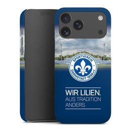 DeinDesign iPhone 17 Pro Max Handy Premium Case Smartphone Handyh&uuml;lle Schutzh&uuml;lle gl&auml;nzend Official Licensed Product Sv Darmstadt 98 Coat Of Arms Premium Case