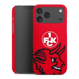 DeinDesign iPhone 17 Pro Max Handy Premium Case Smartphone Handyh&uuml;lle Schutzh&uuml;lle gl&auml;nzend Devil 1. Fc Kaiserslautern 1. Fck Premium Case