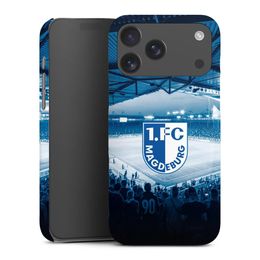 DeinDesign iPhone 17 Pro Max Handy Premium Case Smartphone Handyh&uuml;lle Schutzh&uuml;lle gl&auml;nzend Stadium 1. Fcm 1. Fc Magdeburg Premium Case