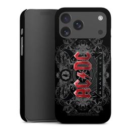DeinDesign iPhone 17 Pro Max Handy Premium Case Smartphone Handyh&uuml;lle Schutzh&uuml;lle gl&auml;nzend Merchandise Black Ice Acdc Premium Case