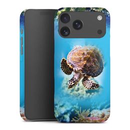 DeinDesign iPhone 17 Pro Max Handy Premium Case Smartphone Handyh&uuml;lle Schutzh&uuml;lle gl&auml;nzend Ocean Turtle Animals Premium Case