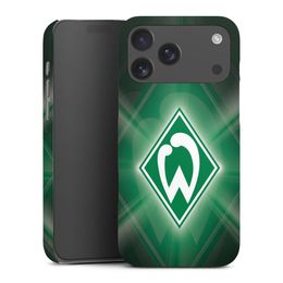 DeinDesign iPhone 17 Pro Max Handy Premium Case Smartphone Handyh&uuml;lle Schutzh&uuml;lle gl&auml;nzend Sv Werder Bremen Coat Of Arms Official Licensed Product Premium Case