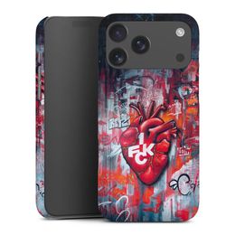 DeinDesign iPhone 17 Pro Max Handy Premium Case Smartphone Handyh&uuml;lle Schutzh&uuml;lle gl&auml;nzend 1. Fck 1. Fc Kaiserslautern Heart Premium Case