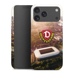 DeinDesign iPhone 17 Pro Max Handy Premium Case Smartphone Handyh&uuml;lle Schutzh&uuml;lle gl&auml;nzend Sgd Sg Dynamo Dresden Stadium Premium Case