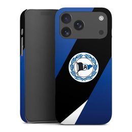 DeinDesign iPhone 17 Pro Max Handy Premium Case Smartphone Handyh&uuml;lle Schutzh&uuml;lle gl&auml;nzend Official Licensed Product Dsc Arminia Bielefeld Premium Case