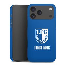 DeinDesign iPhone 17 Pro Max Handy Premium Case Smartphone Handyh&uuml;lle Schutzh&uuml;lle gl&auml;nzend Coat Of Arms Official Licensed Product 1. Fc Magdeburg Premium Case