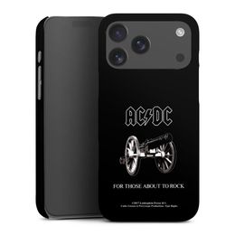 DeinDesign iPhone 17 Pro Max Handy Premium Case Smartphone Handyh&uuml;lle Schutzh&uuml;lle gl&auml;nzend Music Acdc Merchandise Premium Case