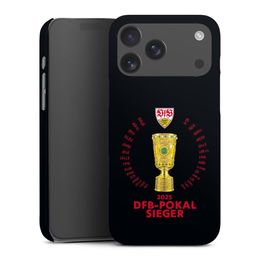 DeinDesign iPhone 17 Pro Max Handy Premium Case Smartphone Handyh&uuml;lle Schutzh&uuml;lle gl&auml;nzend Trophy Official Licensed Product Vfb Stuttgart Premium Case